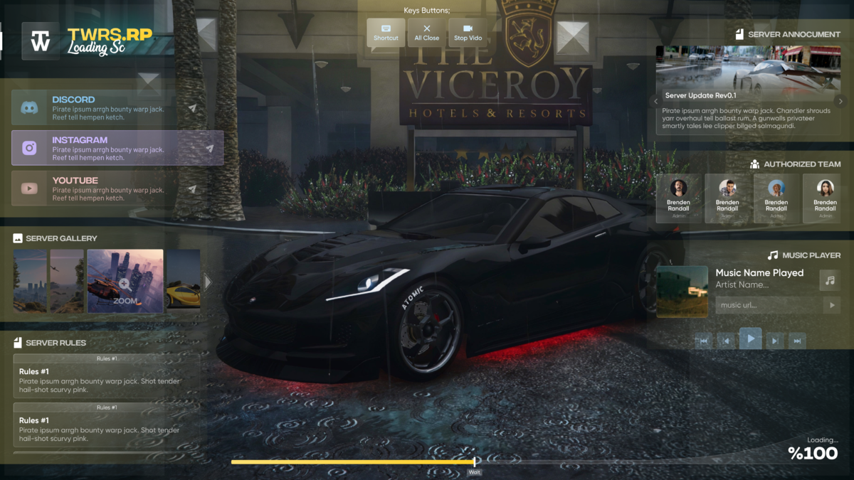 PAID - [PAID] Gen Loading Screen | Customizable Music System and 5 ...