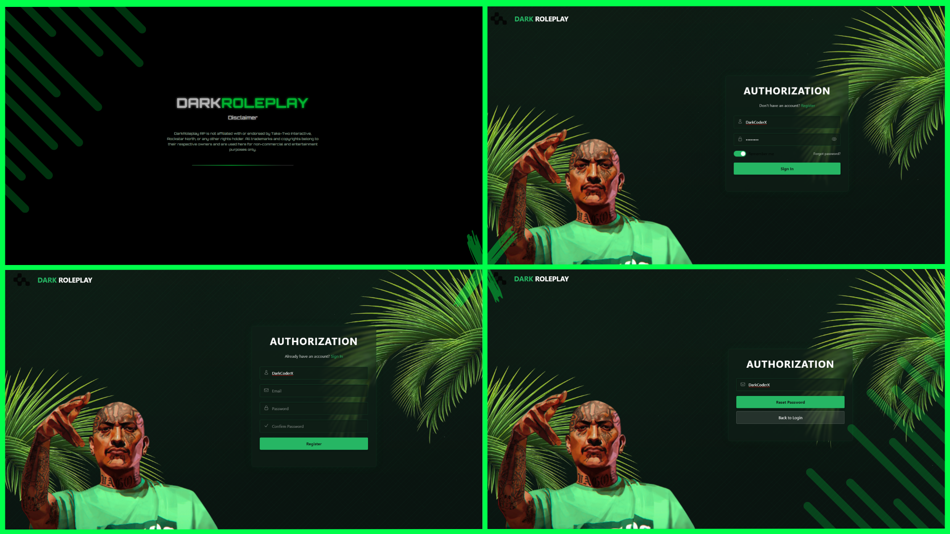 PAID - [Sell] Custom Login & Register UI + Scripting Services (RAGE:MP ...