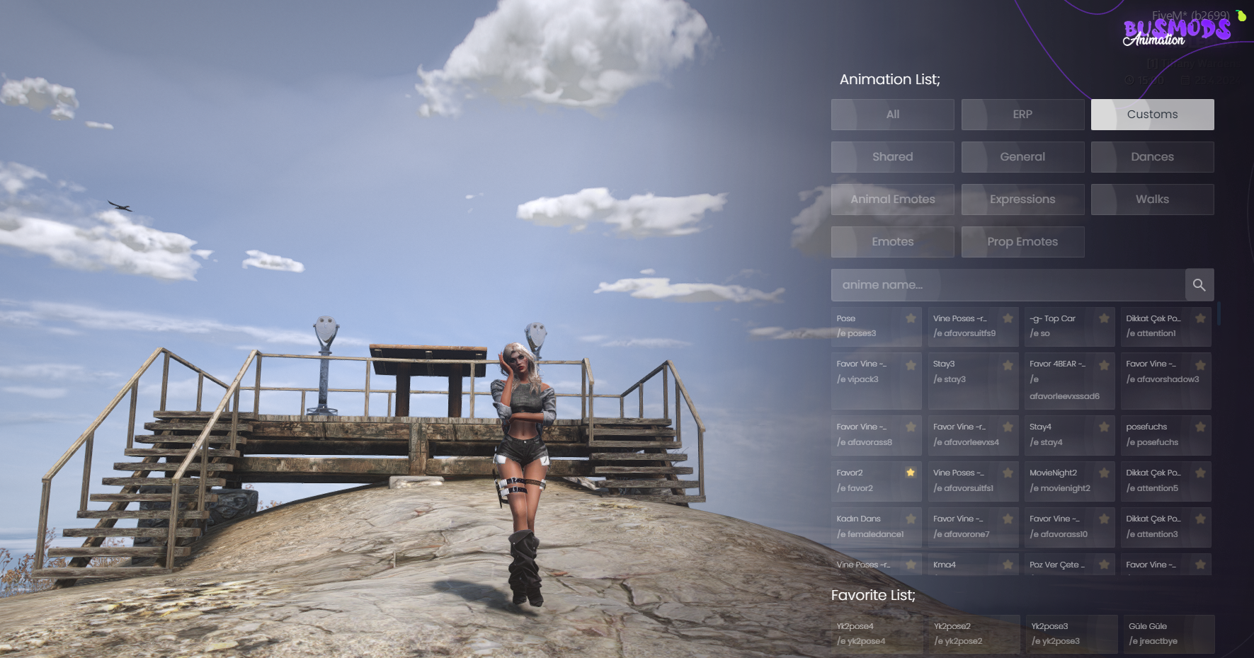 PAID - FiveM Animation Menu V2 (Custom Emotes, Dances, Sync Emotes AND ...