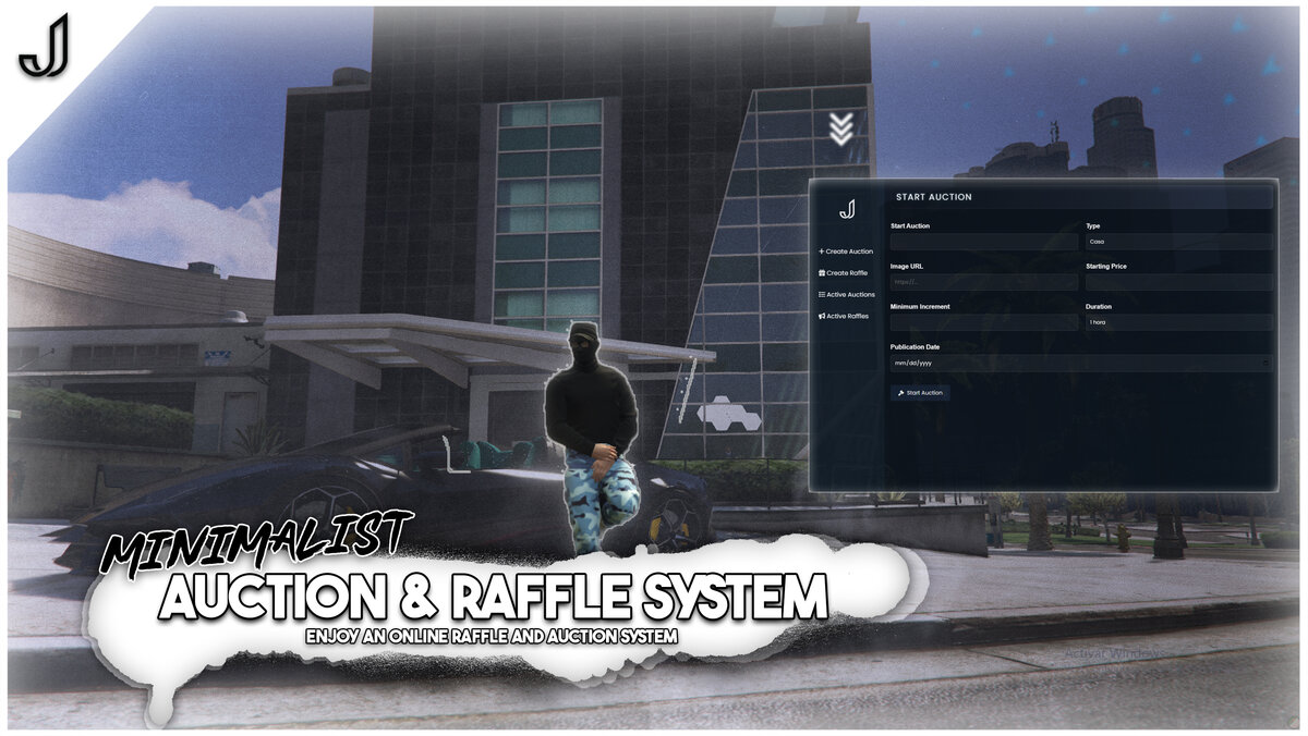 PAID - Auction System & Raffle System FiveM Script | ESX & QB-Core ...