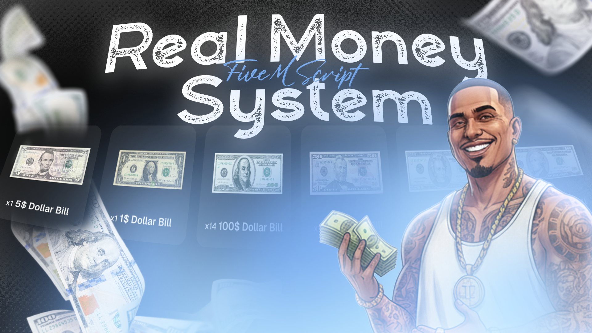 PAID - FiveM Real Money System – Physical Banknotes, Automatic Change ...