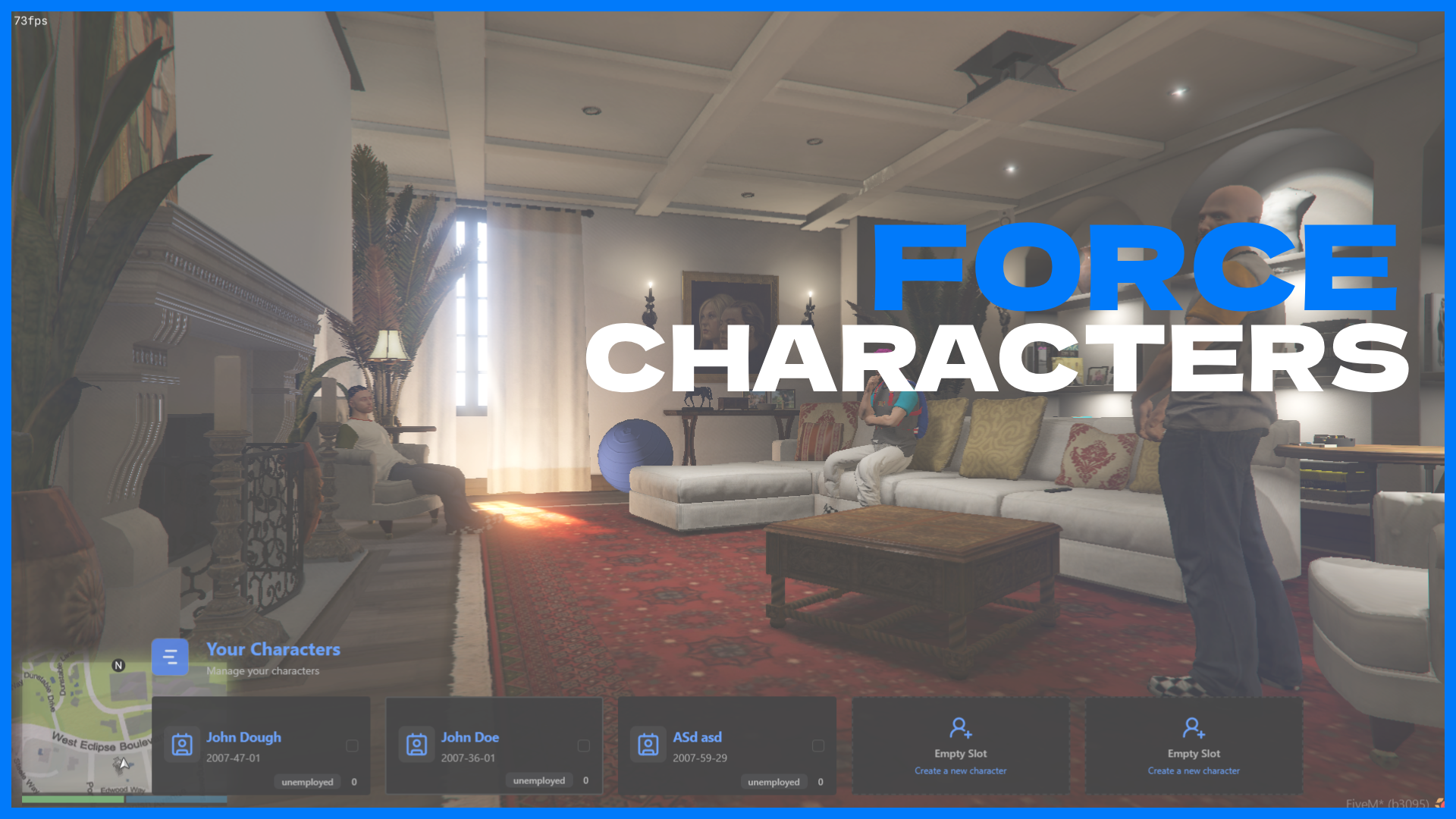 PAID - [PAID] Character system/Multicharacters (ESX, QB-Core, QBox ...